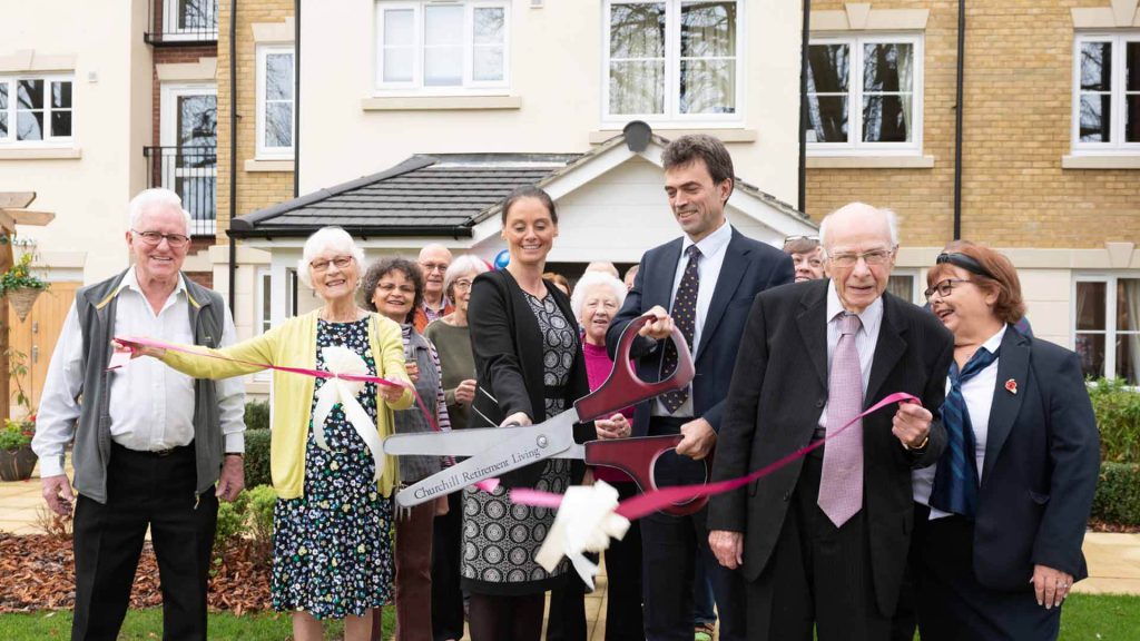 Tom Brake MP cuts the ribbon at Carshalton retirement development ...