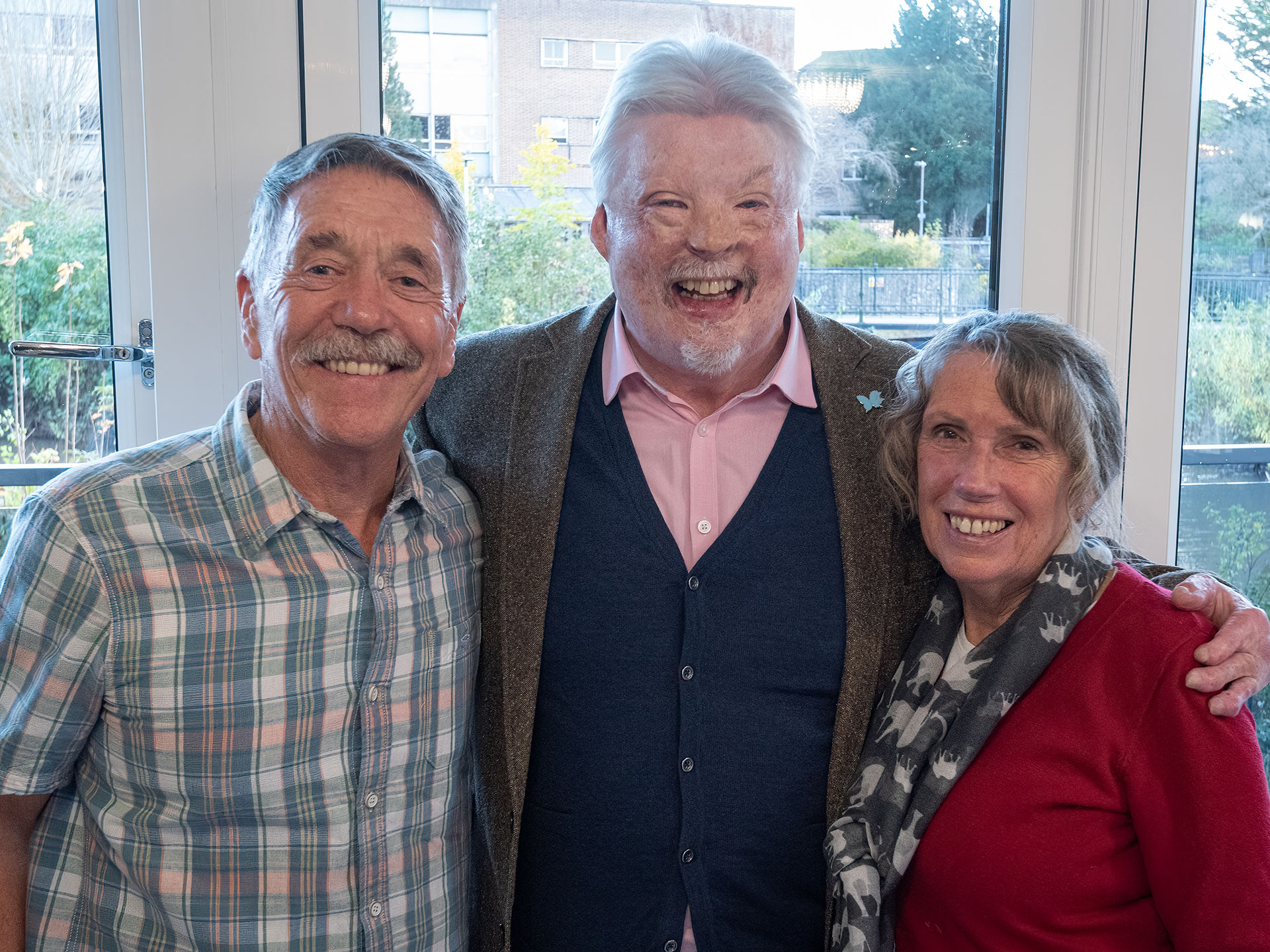 War Veteran Simon Weston visits Riverain Lodge - Churchill Living